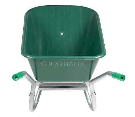 vidaXL Brouette vert 90 L 150 kg acier galvanisé et plastique | vidaXL.fr