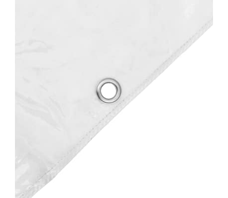 vidaXL Prelata transparenta cu ochiuri 6x10 m PVC | vidaXL.ro