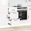 vidaXL Kitchen Base Cabinet Kalmar White Engineered Wood | vidaXL.com.au
