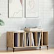 vidaXL Record Cabinet | White | Engineered wood, metal | Medium ...