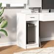 vidaXL Computer Tower Stand | White | Engineered wood | Medium | vidaXL ...