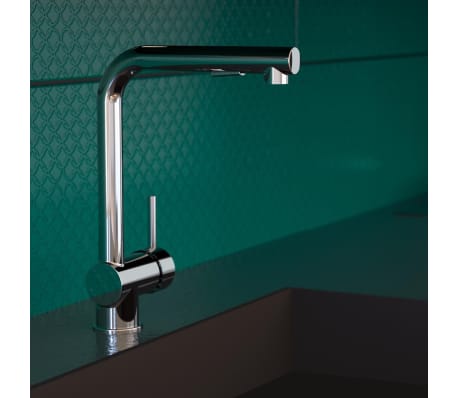 EISL Kitchen Mixer Tap with Pull-out Spray COOL Chrome | vidaXL.ie