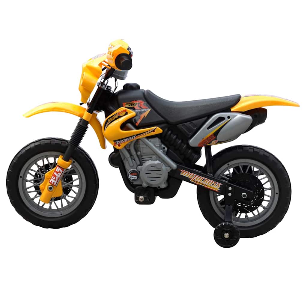 Kinder motor Crosser elektrisch 6 volt geel online kopen | vidaXL.nl